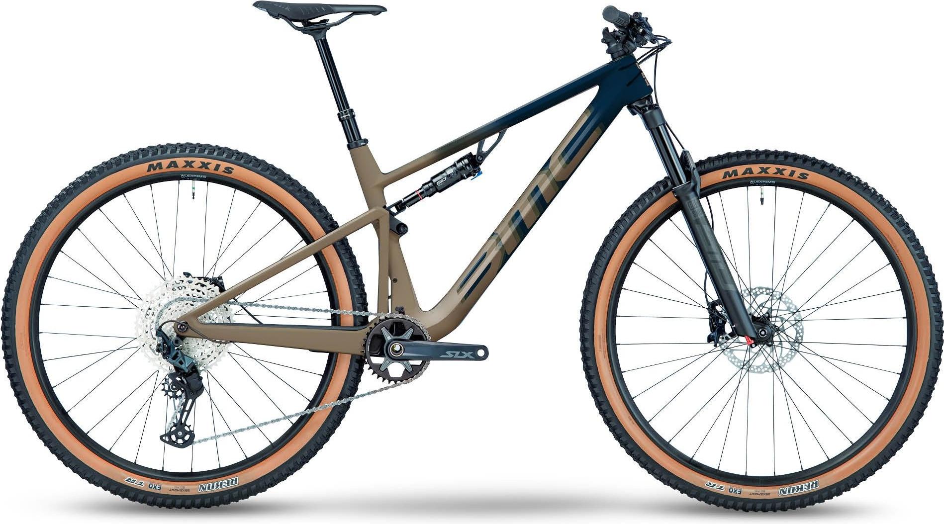 BMC Fourstroke LT TWO SPARKLING DARK PETROL / SAND 2024 - DG Cycle Co